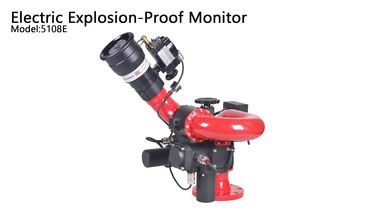 FIRETECH Electric Explosion-proof monitor 5108E - YouTube