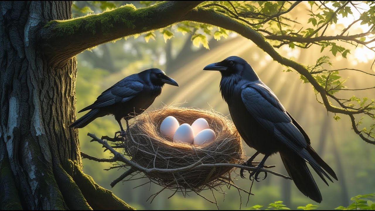 The Brave Crow and the Snake 🐦🐍#newhindikahaniya #moralstories # ...