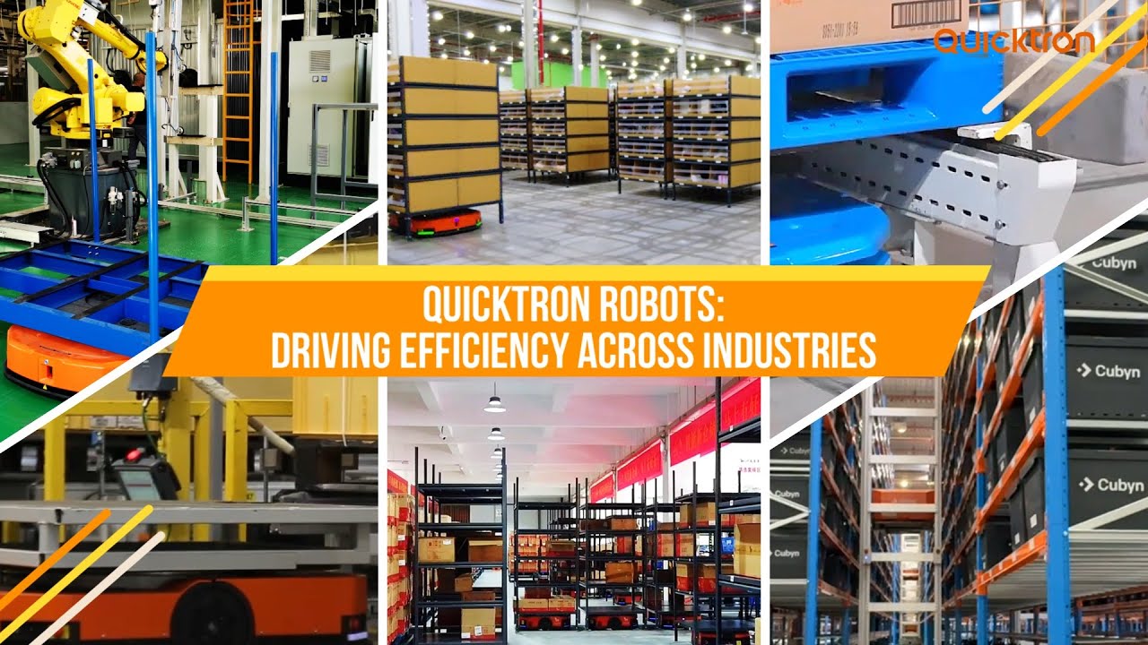 Quicktron Robots Driving Efficiency Across Industries - YouTube