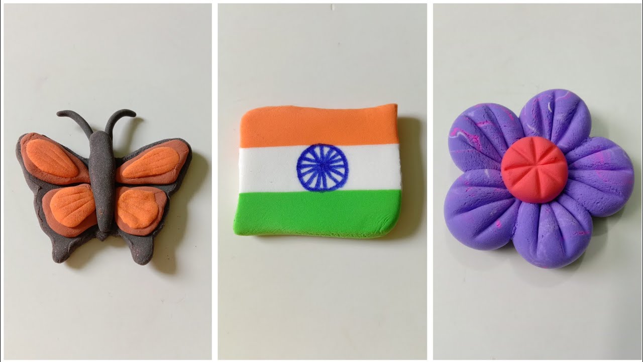 Cute super clay craft ideas💡💫clay craft । Clay arts । Air dry clay ...