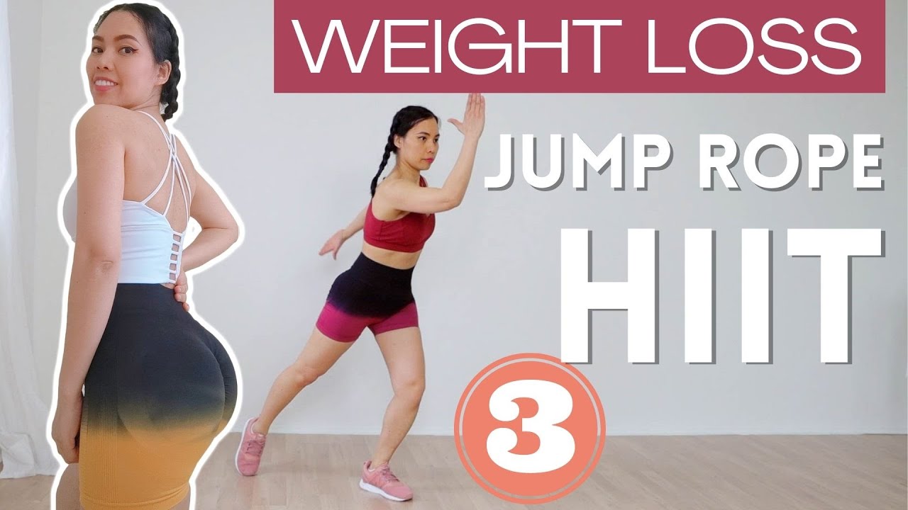 JUMP ROPE WEIGHT LOSS, agility HIIT, full body fat burn (not for ...