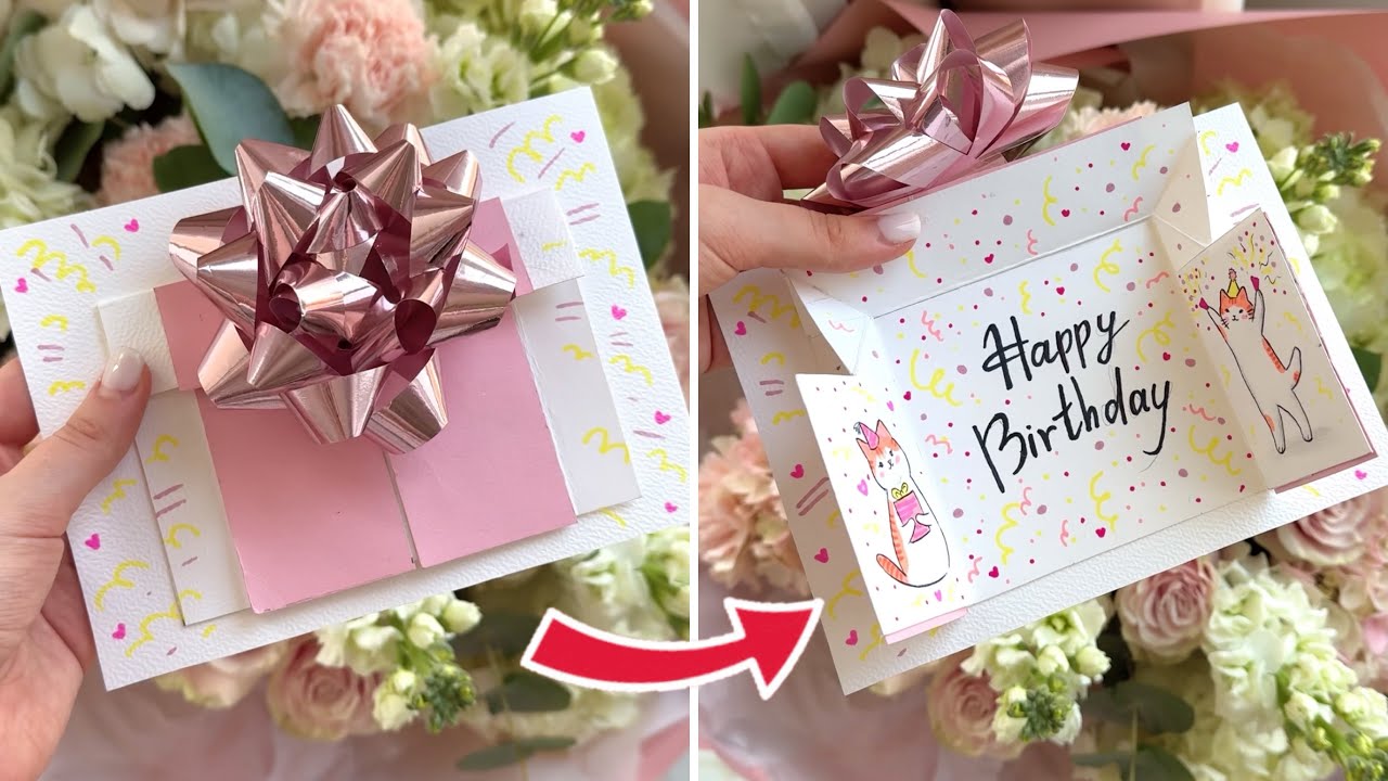 DIY BIRTHDAY GIFT IDEA | CUTE GIFT |EASE PRESENT IDEA | DIY GIFT 💗 ...