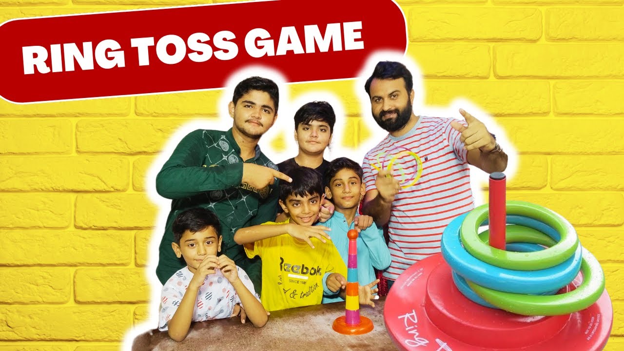 Ring toss game | funny game challenge - YouTube