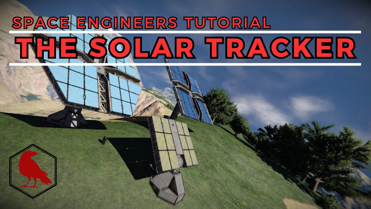 How to Build a Sun Tracking Solar Panel | Space Engineers - YouTube