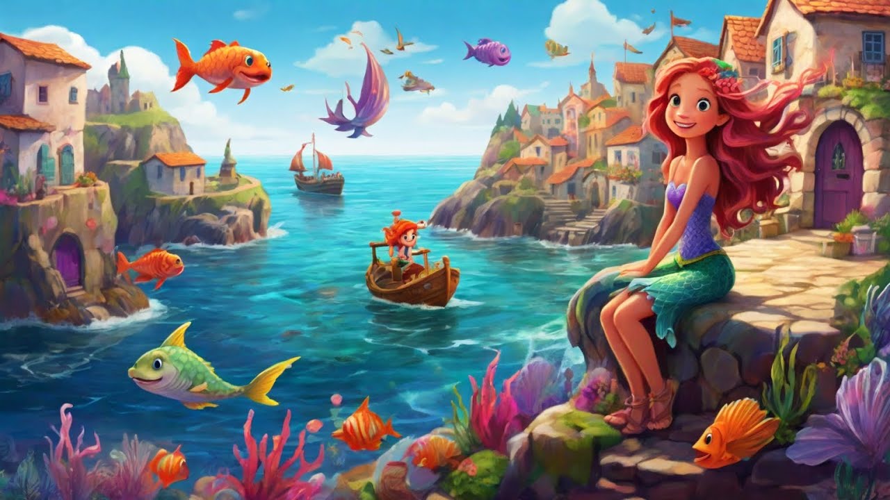 Ocean's Dreams: The Tale of Marina the Mermaid A Bedtime Story Read ...
