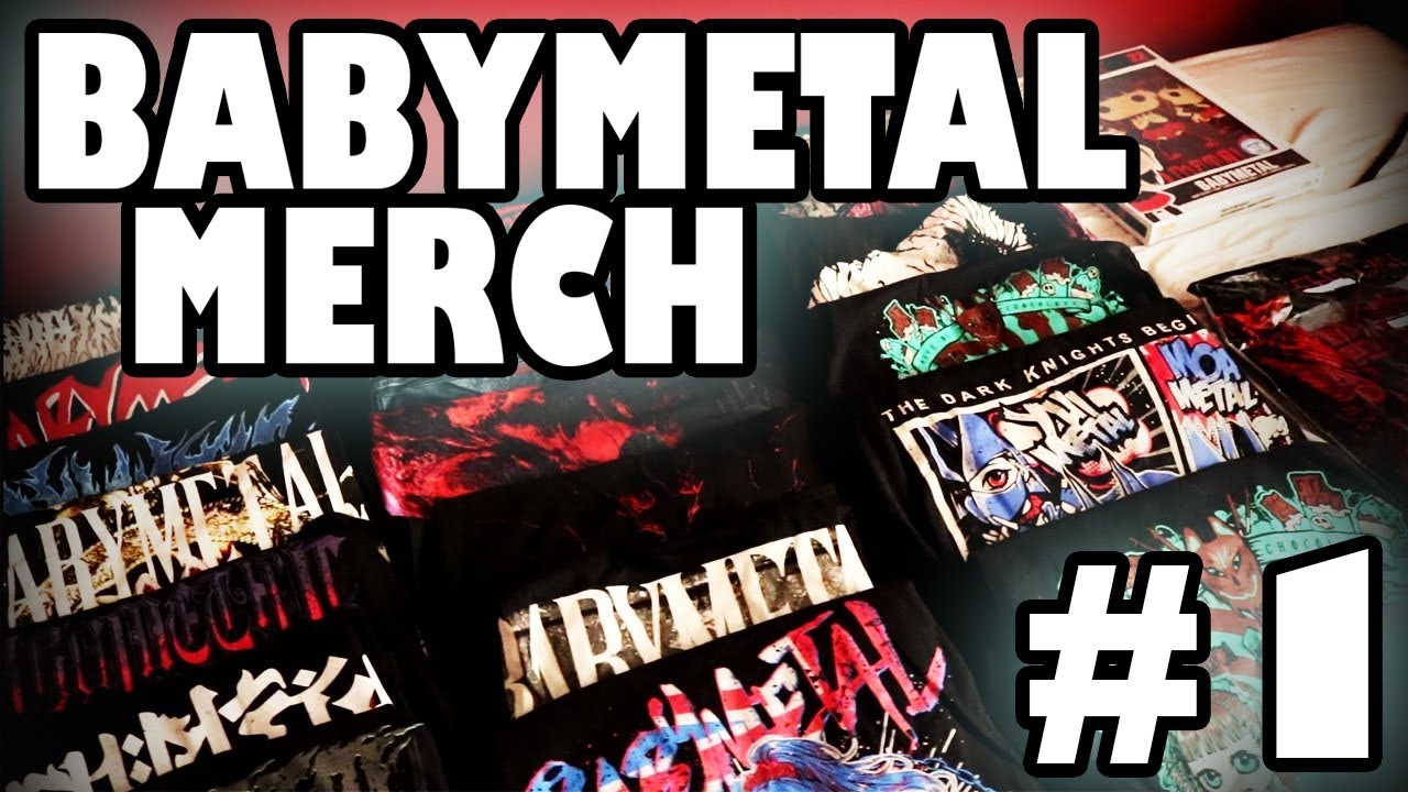 BABYMETAL Merchandise Collection | T-Shirt's | part 1 - YouTube