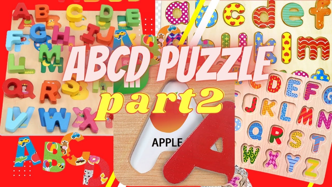 abcd puzzle part 2|abcd game|abcd for kids| puzzle for kids #kidsvideo ...