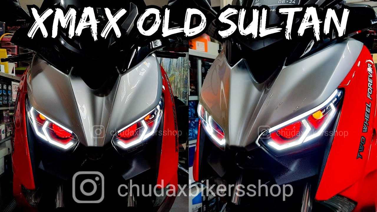 modifikasi xmax SULTAN HEXA FRAME, BILED aes || chudax bikers shop ...