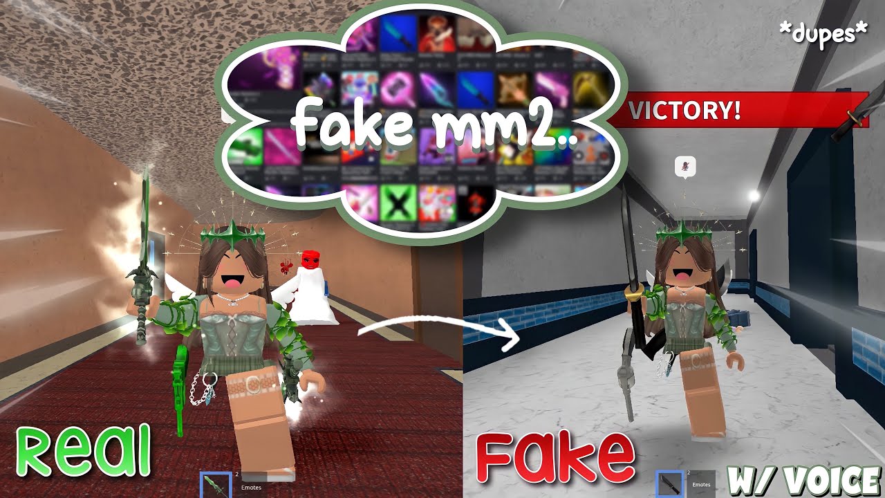 [MM2] SO I TRIED PLAYING FAKE MURDER MYSTERY 2 COPIES... (BAD IDEA ...