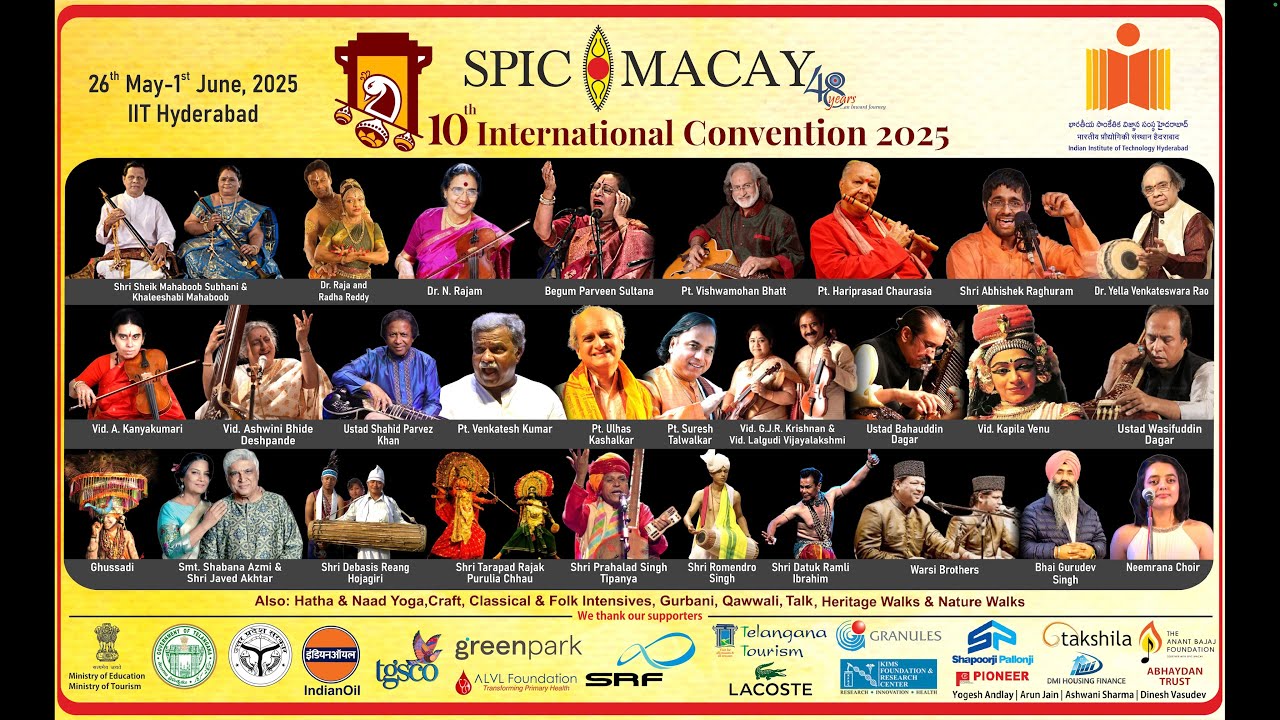 Day - 4 SPIC MACAY | 10th International Convention - Yog Nidra - YouTube