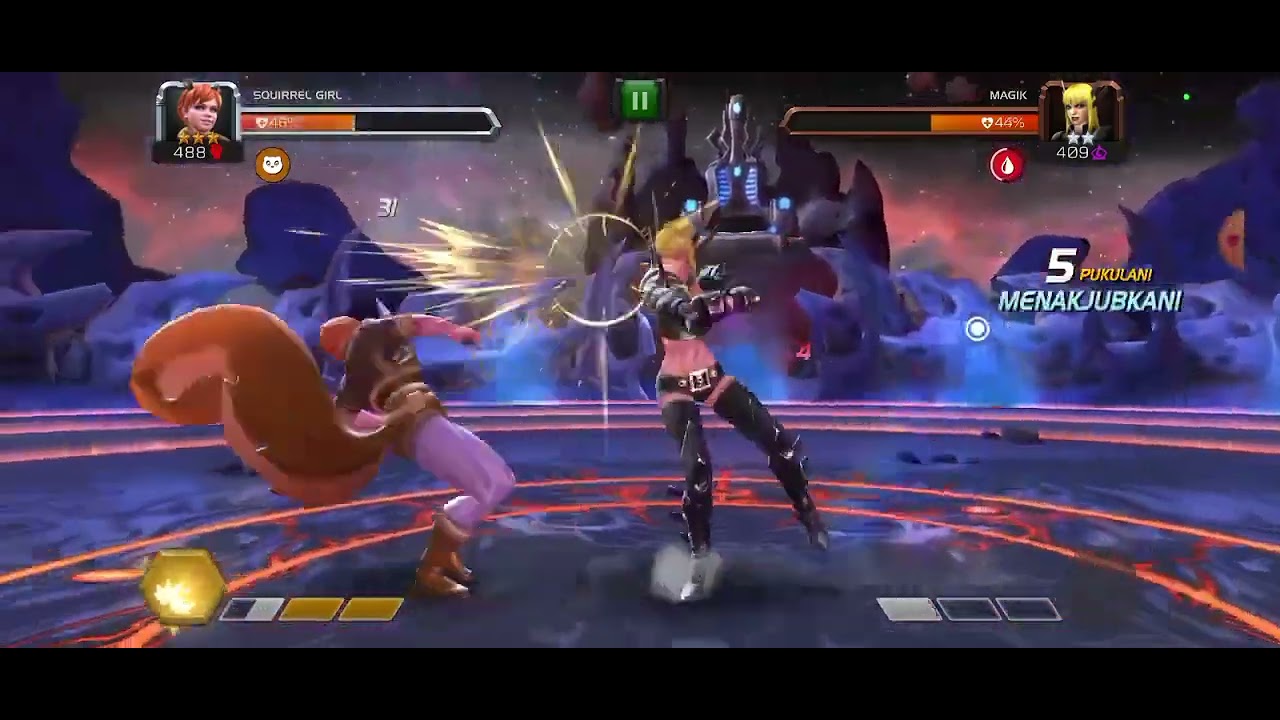 squirrel girl vs magik mcoc - YouTube