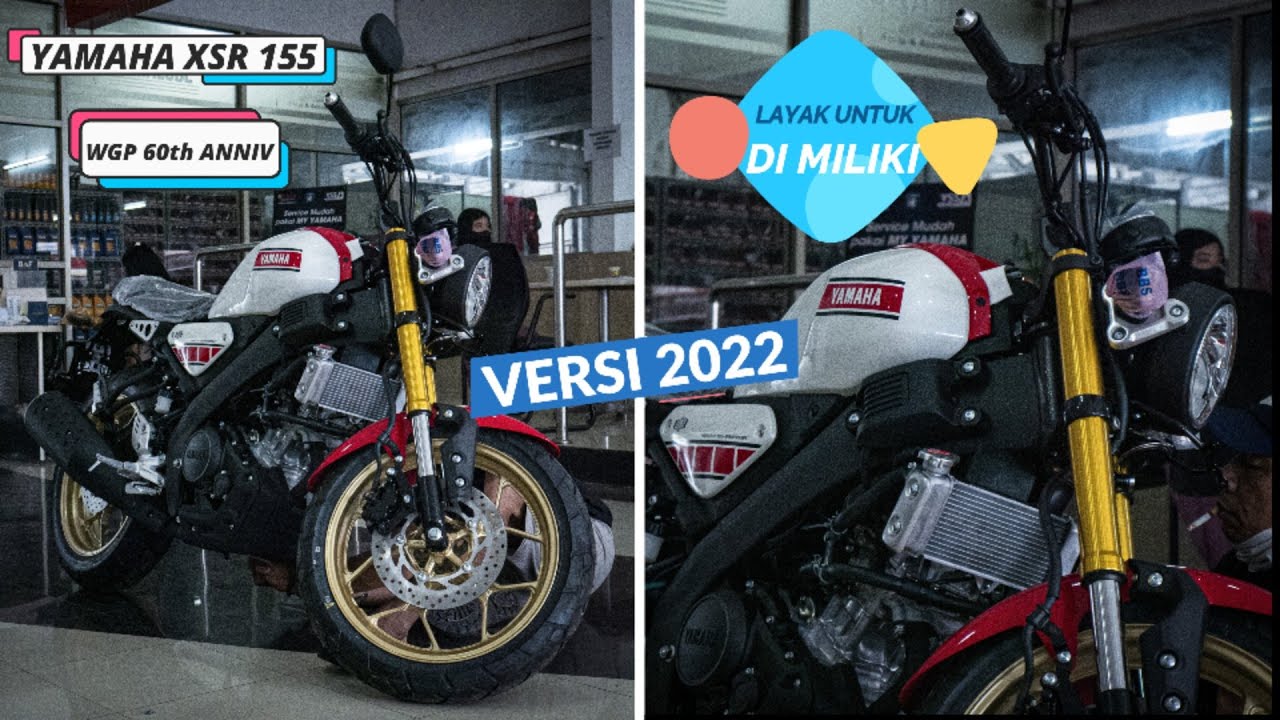 RIVIEW YAMAHA XSR 155 WGP 60th ANNIVERSARY 2022 - YouTube