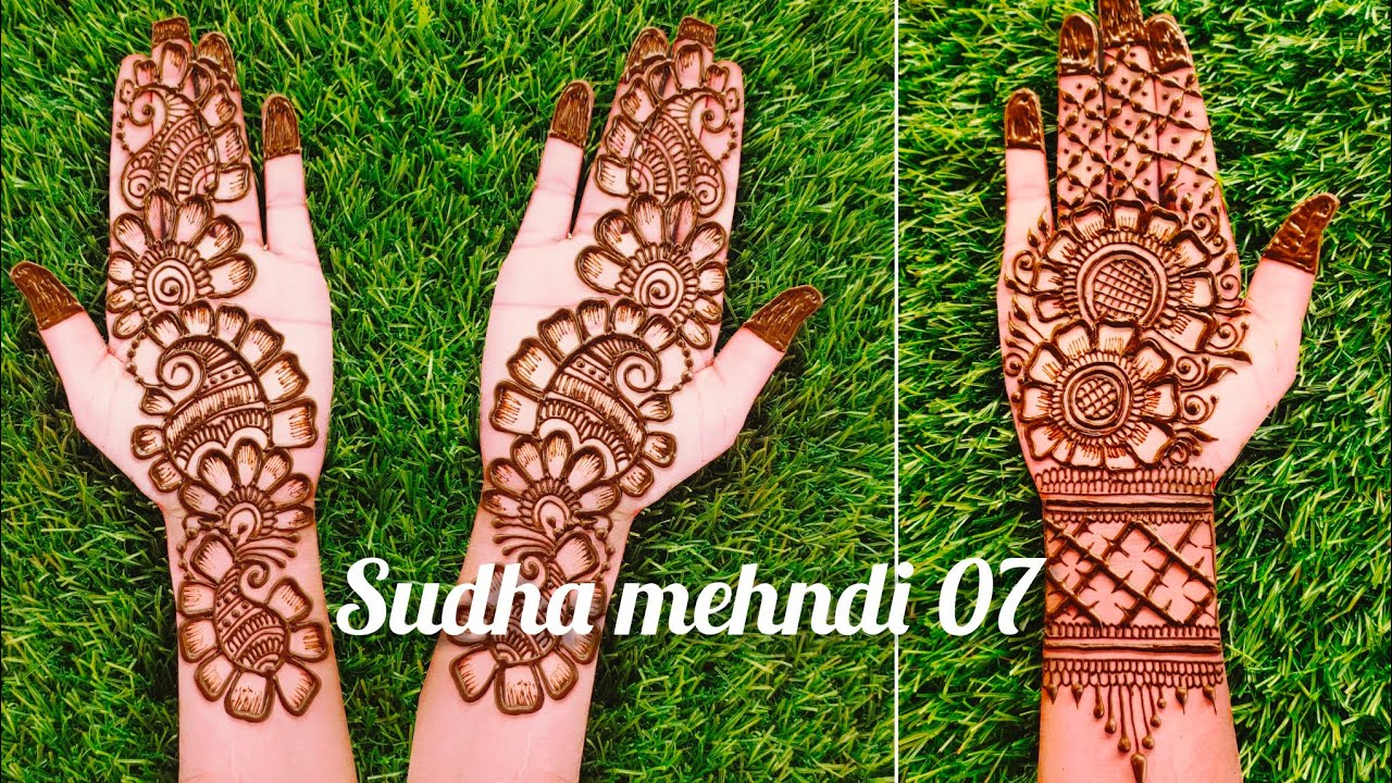 2 Different types of mehndi designs, very simple and easy mehndi ...