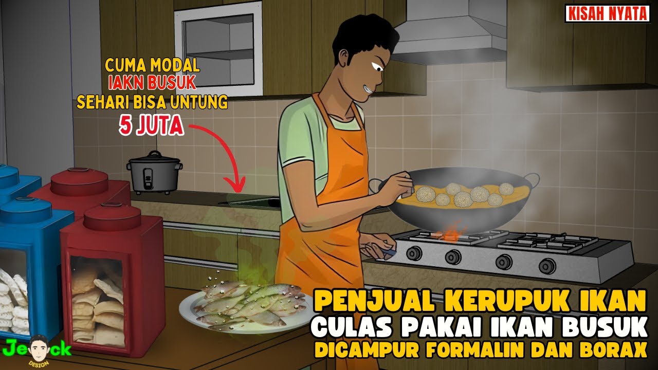 AZAB PENJUAL KERUPUK IKAN RASA IKAN BUSUK PEMICU PENYAKIT BERHAYA ...