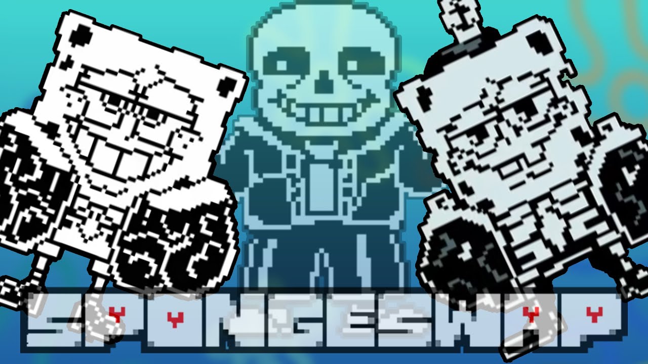 Sans but he is Spongebob... Spongeswap - YouTube