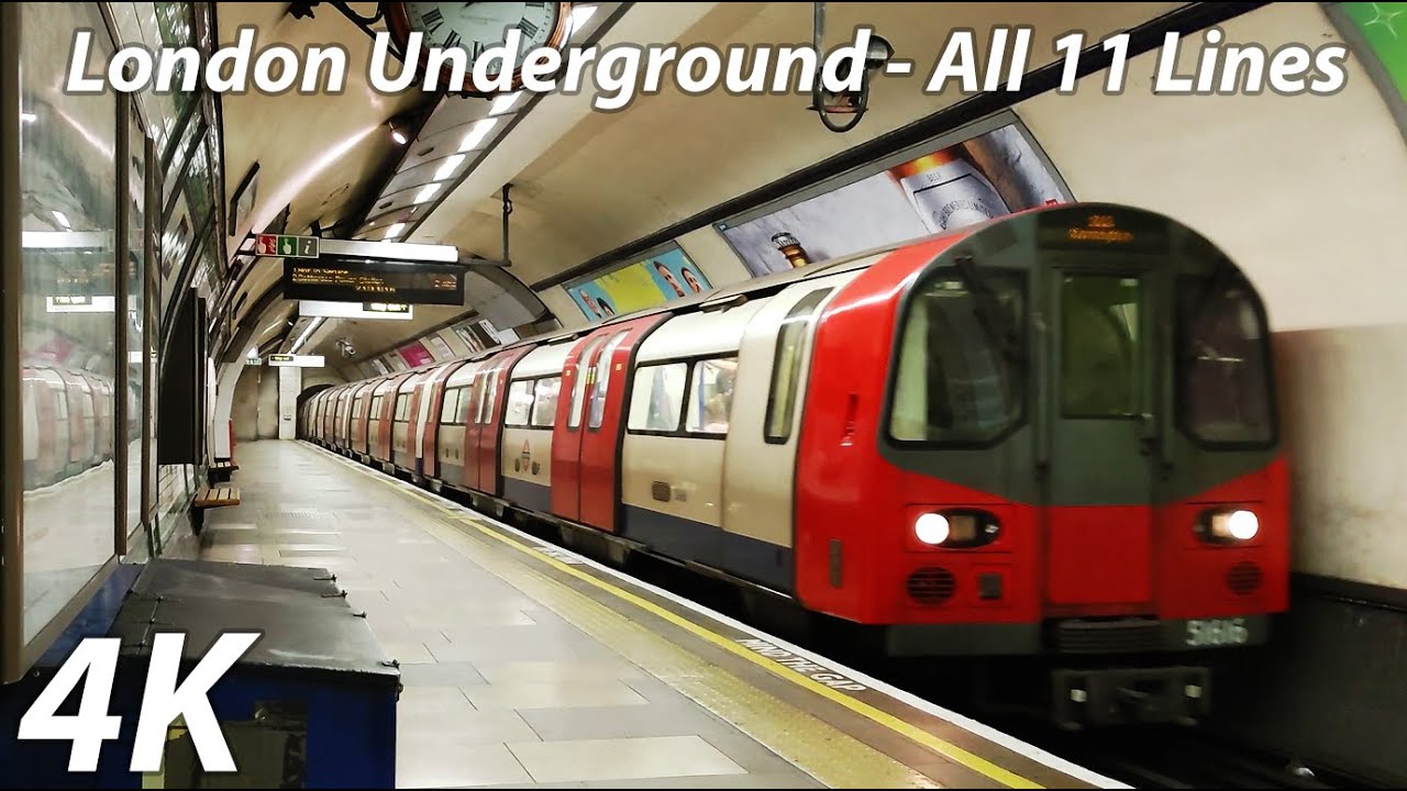 ⁴ᴷ⁶⁰ London Underground: Observations of Every Line (2022) - YouTube
