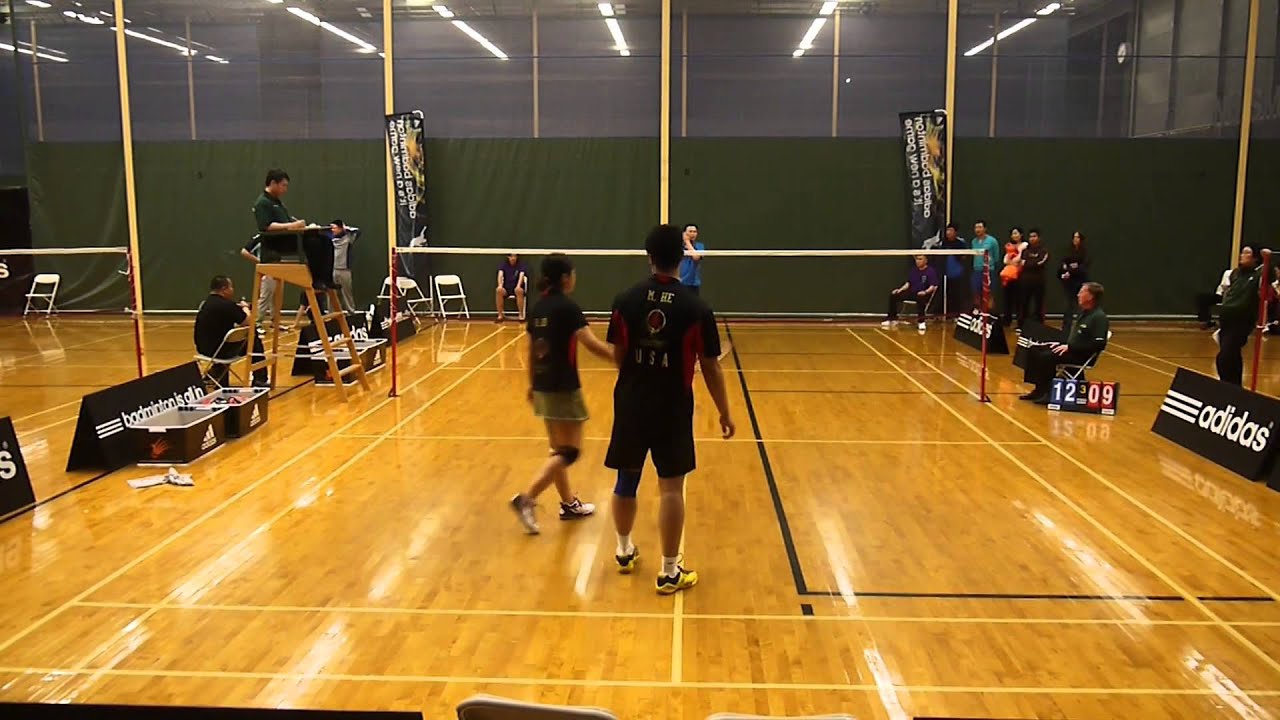 2014 Dave Freeman Open Badminton Classic A Level Mixed Doubles Semi ...