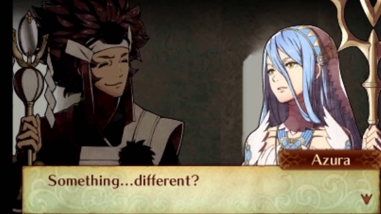 Fire Emblem Fates: Birthright Support Dialogue "C" Azura & Azama - YouTube