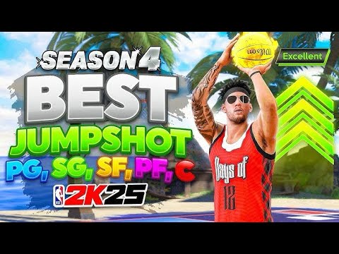 BEST JUMPSHOT in NBA 2K25! HIGHEST GREEN WINDOW JUMPSHOT SEASON 4! How ...