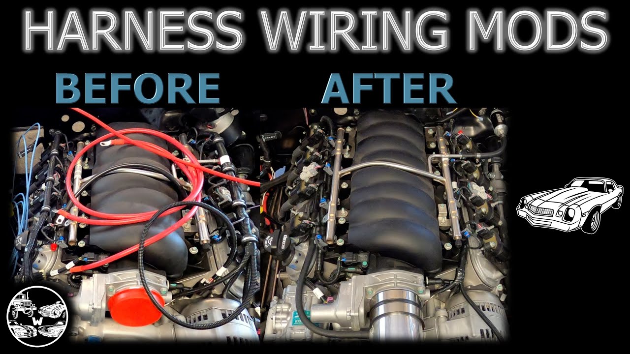 LS Swap 22 - Harness Wiring Modifications - YouTube