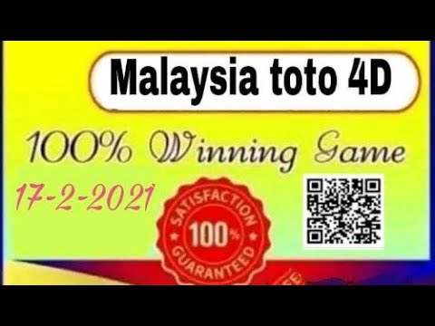toto 4D special 17/02/2021 100% win paper - YouTube