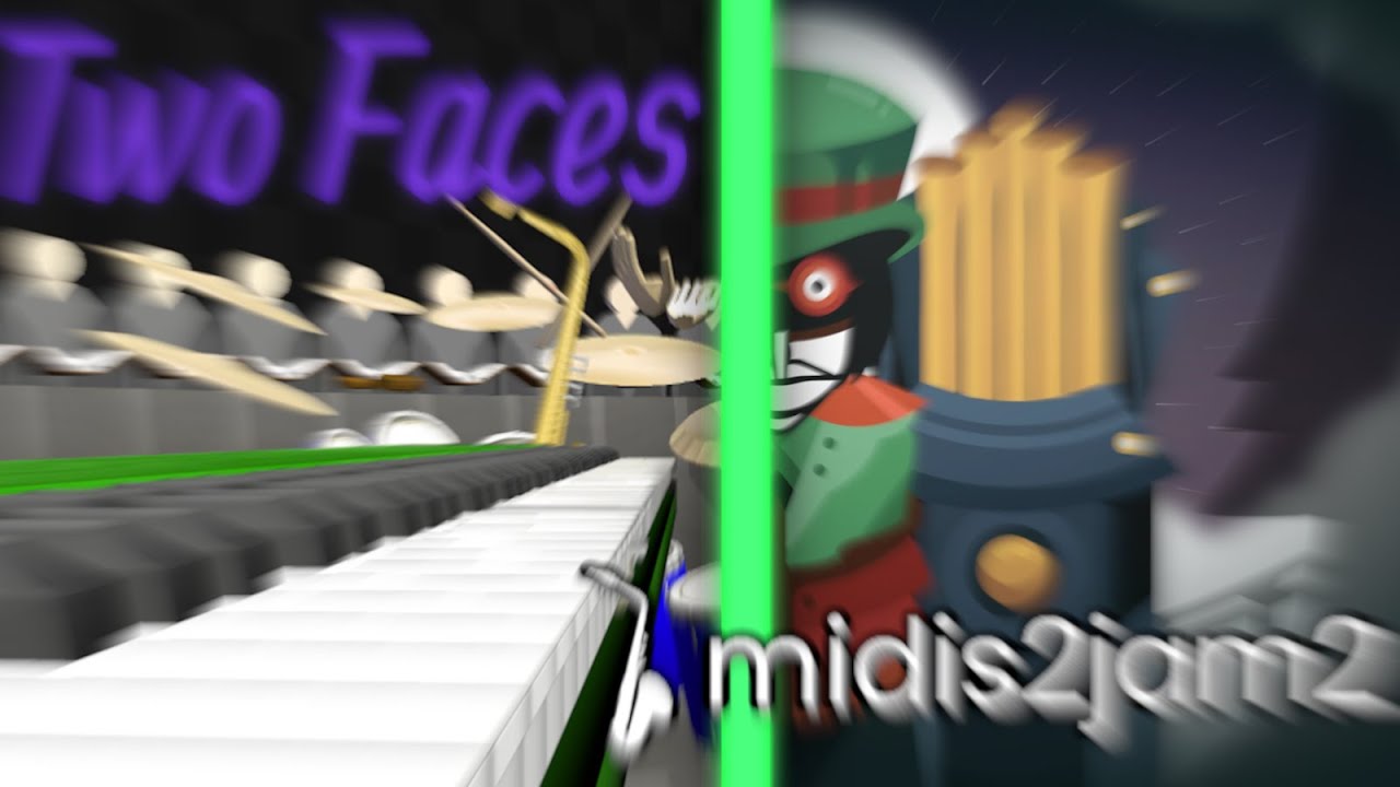The Unreleased - Two Faces - Midijam Version - YouTube