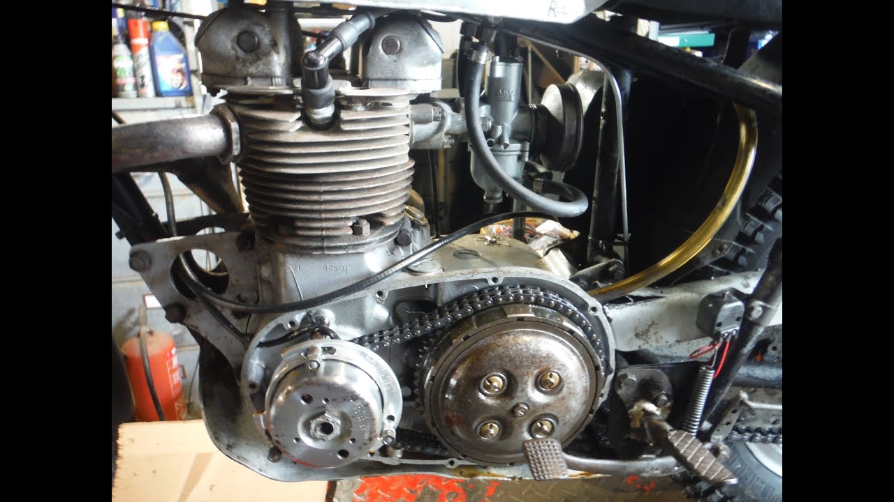 Triumph / Royal Enfield 'Trifield' 500 trials - Clutch discovery ...