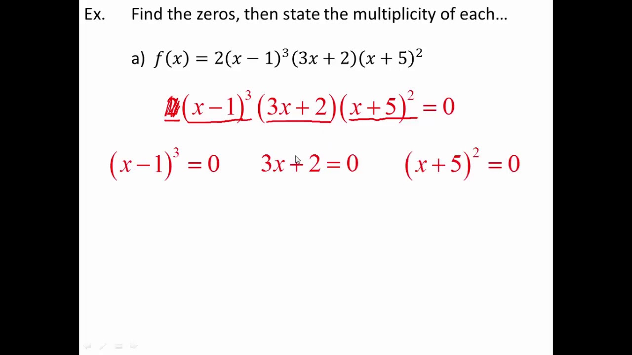 Lesson 2.1, Part 1 - Polynomials of Higher Degree - YouTube
