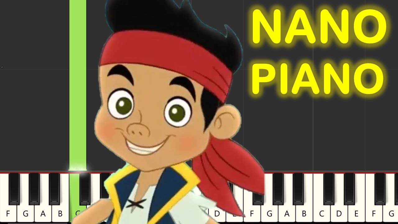 Jake and The Never Land Pirates Theme Song Piano Tutorial - YouTube