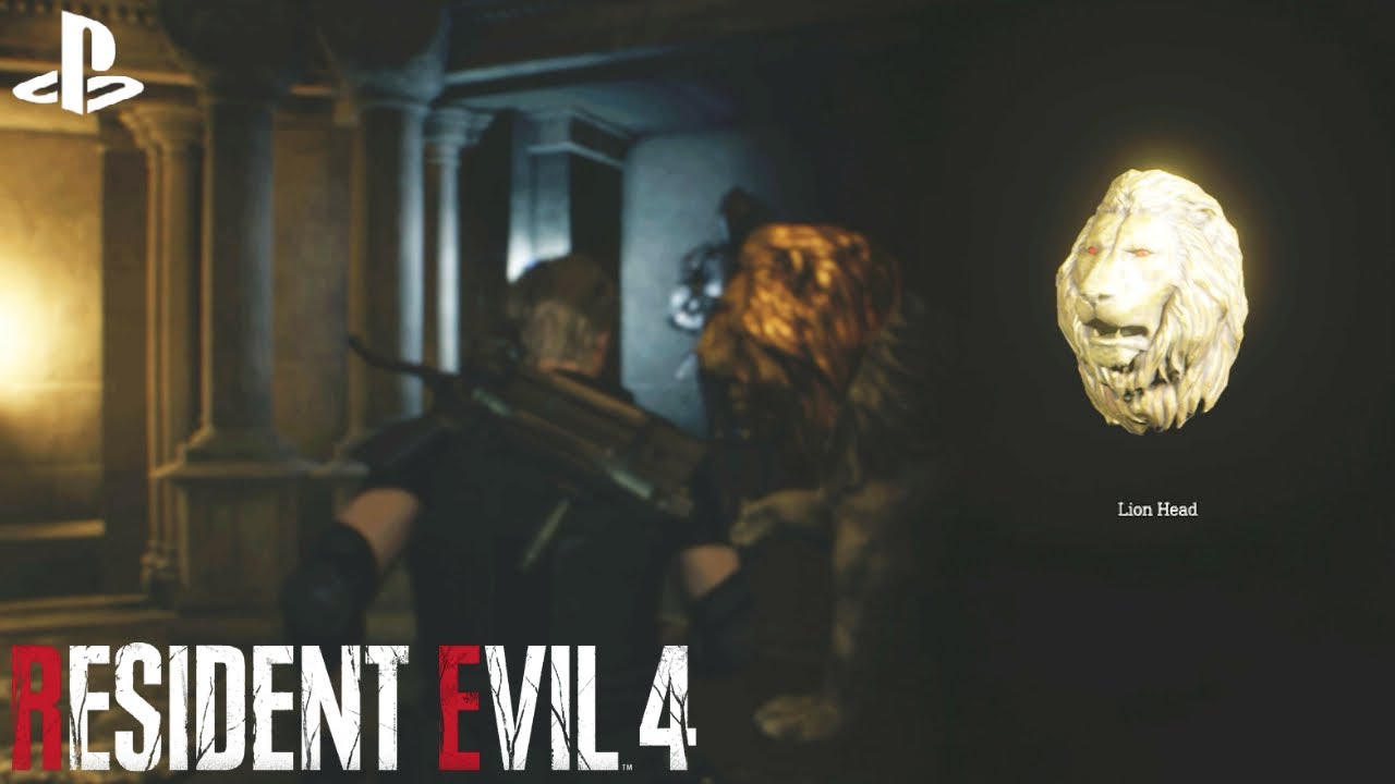 Getting the Lion Head - Lion head location (Resident Evil 4 Remake ...