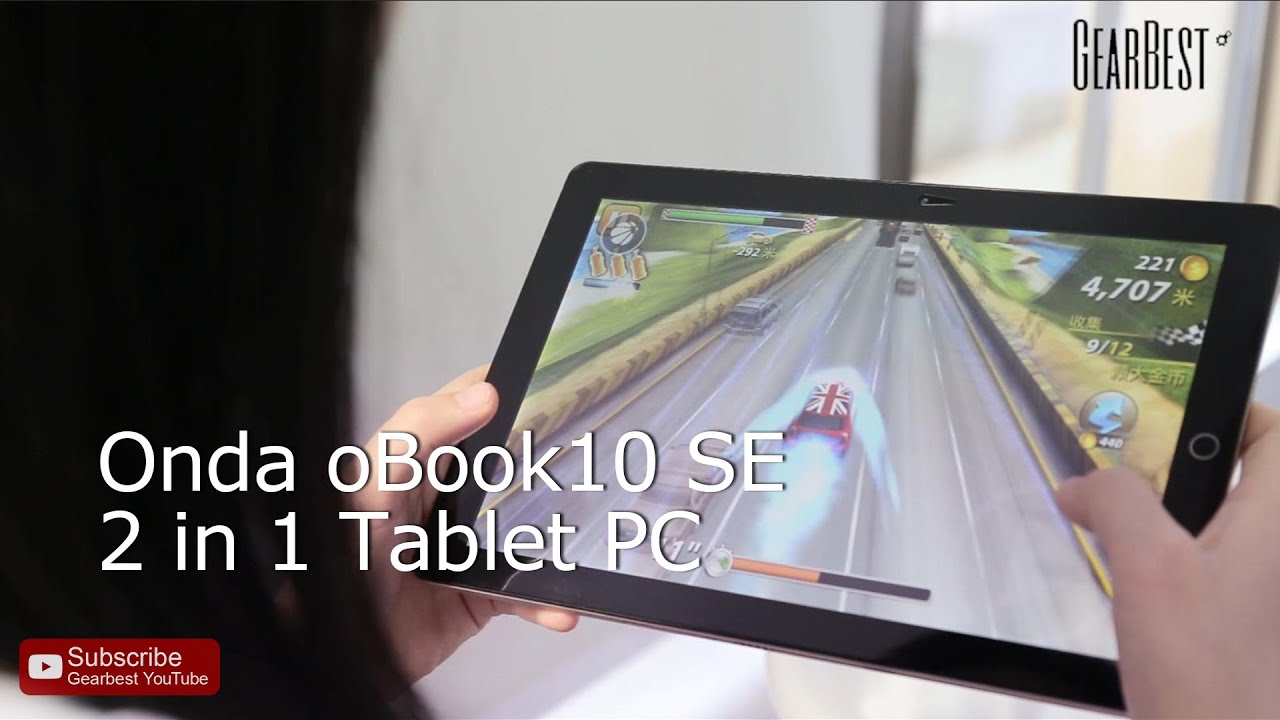 Onda oBook10 SE 2 in 1 Tablet PC - Gearbest.com - YouTube