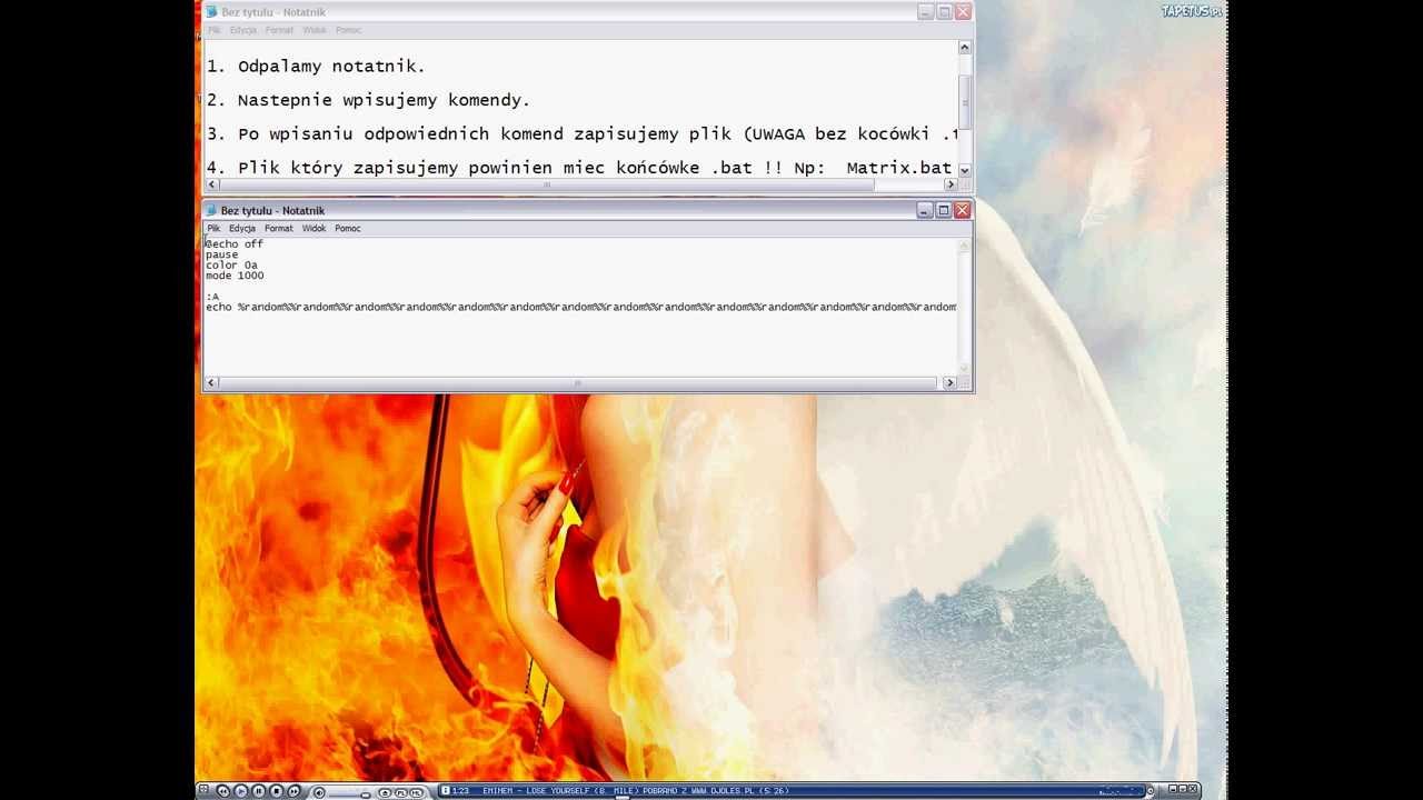 Cmd Matrix Tutorial PL - YouTube