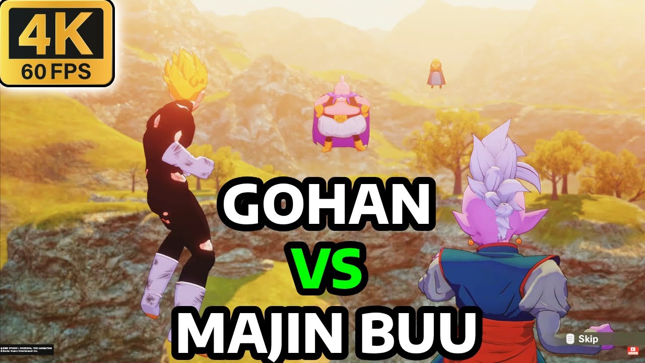 Gohan and Supreme Kai VS Majin Buu [4K 60fps] | Dragon Ball Z: Kakarot ...