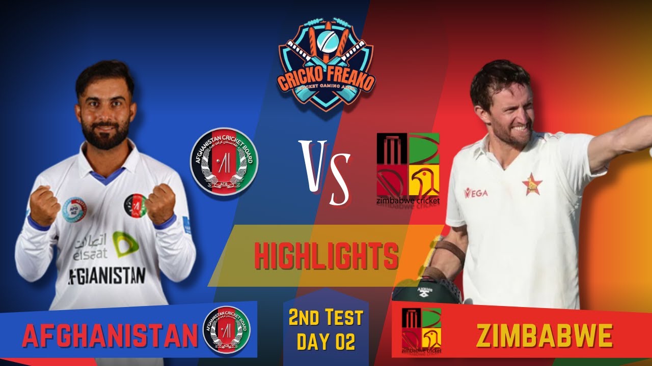 2nd Test Afghanistan VS Zimbabwe Day 03 | HIGHLIGHTS | #ZimVsAfg - YouTube