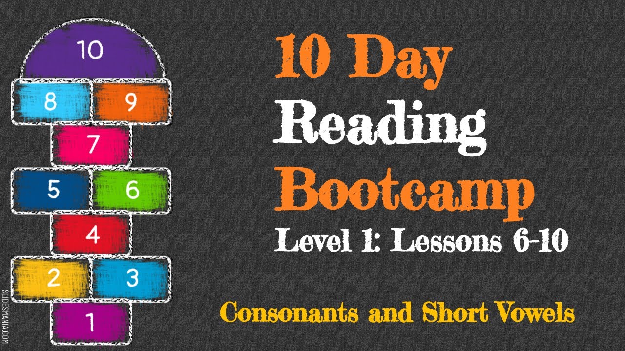 Reading Bootcamp 10 Day Phonics Program: Level 1, Lessons 6-10 #phonics ...