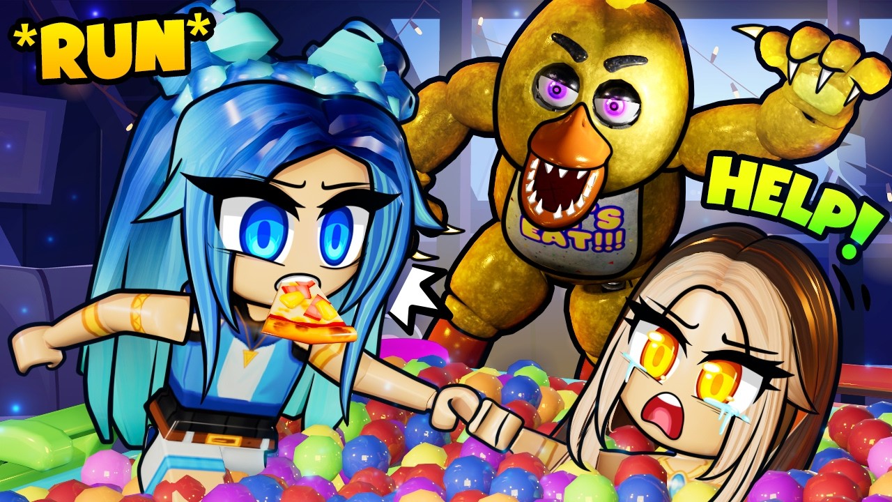 DON'T FALL in the BALL PIT... Roblox FNAF! - YouTube