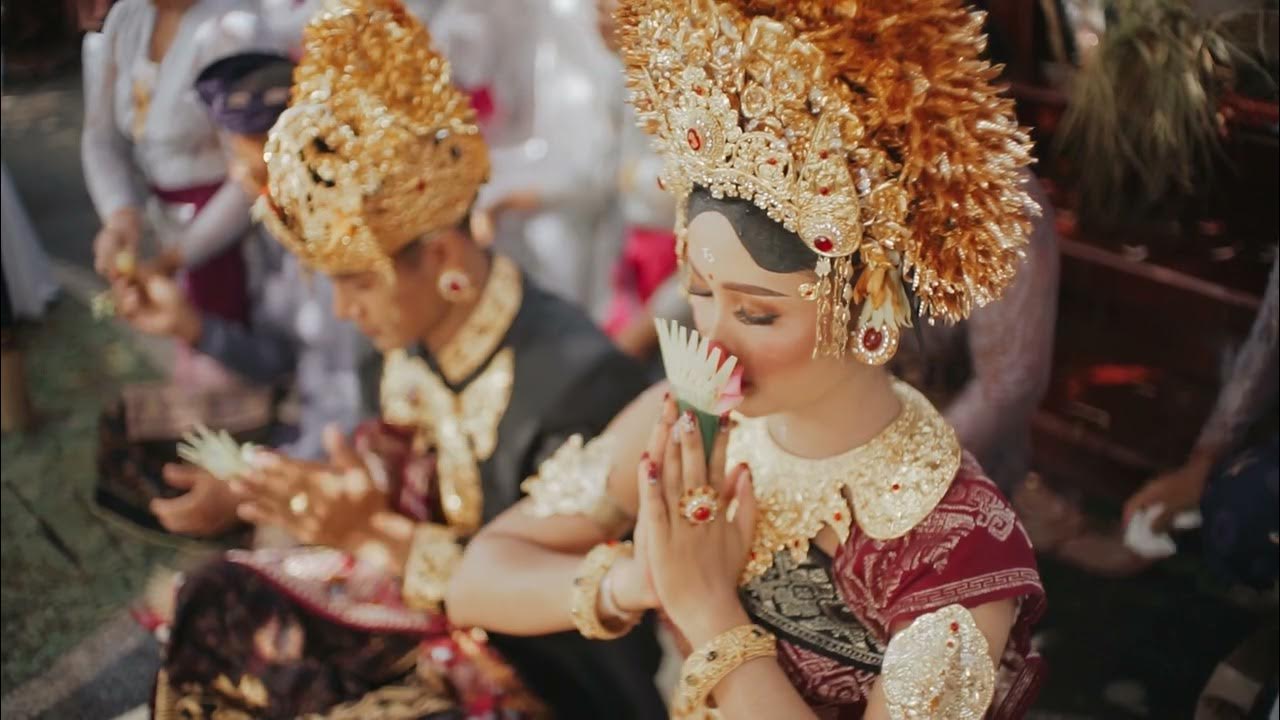 UPACARA PERNIKAHAN ADAT BALI - MEKALAN KALAN 7 MARET 2022 (Mahendra & Yana) - YouTube