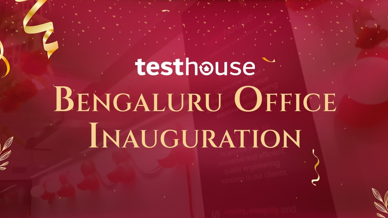 Testhouse Bengaluru Office Inauguration Video - YouTube