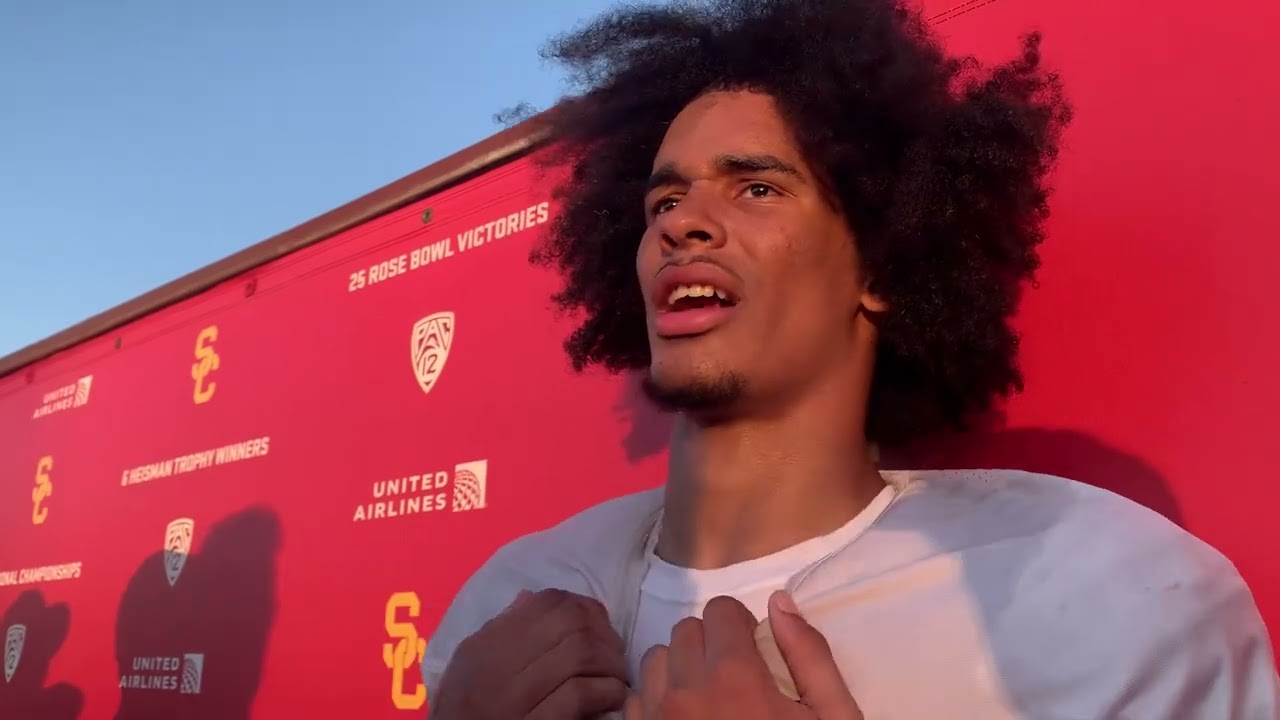 USC linebacker Eric Gentry on his unique physical traits and facing ...