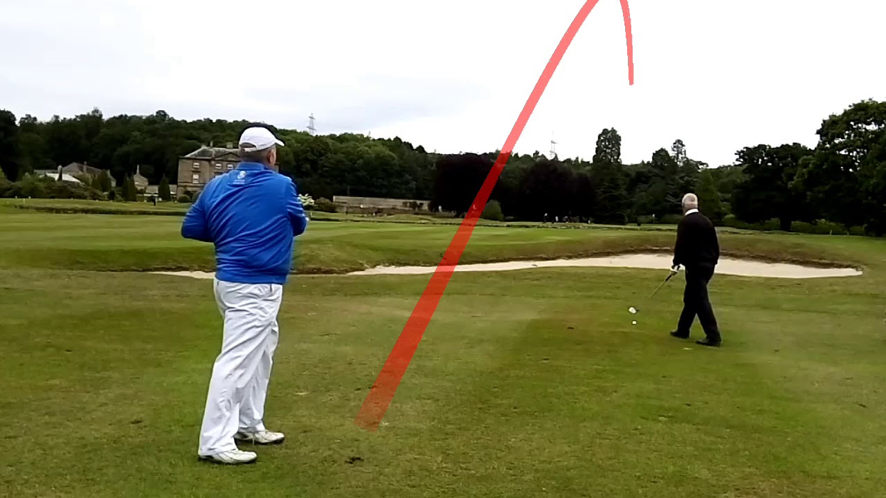 18th Hole Par 4 2nd Shot Filly Course Close House - YouTube