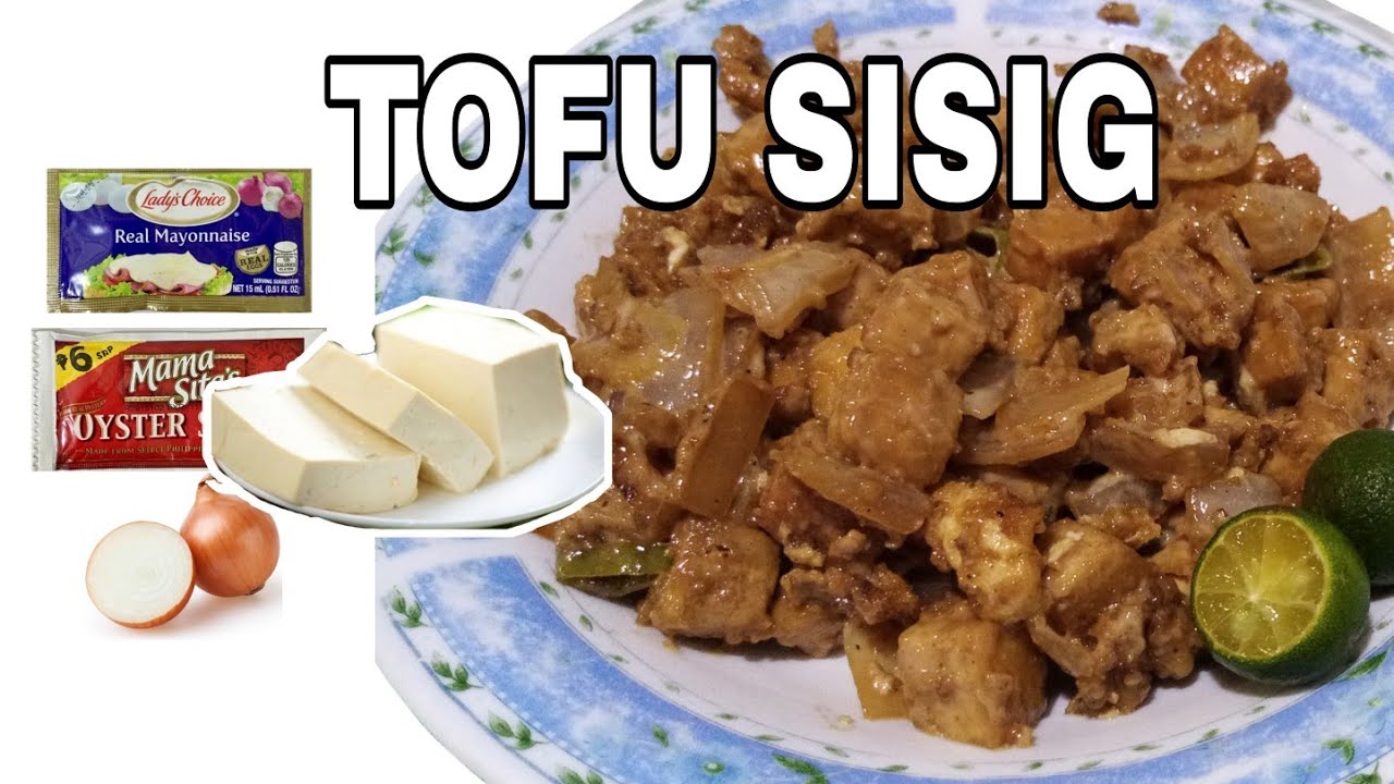 How to cook TOFU SISIG, Filipino dish - YouTube
