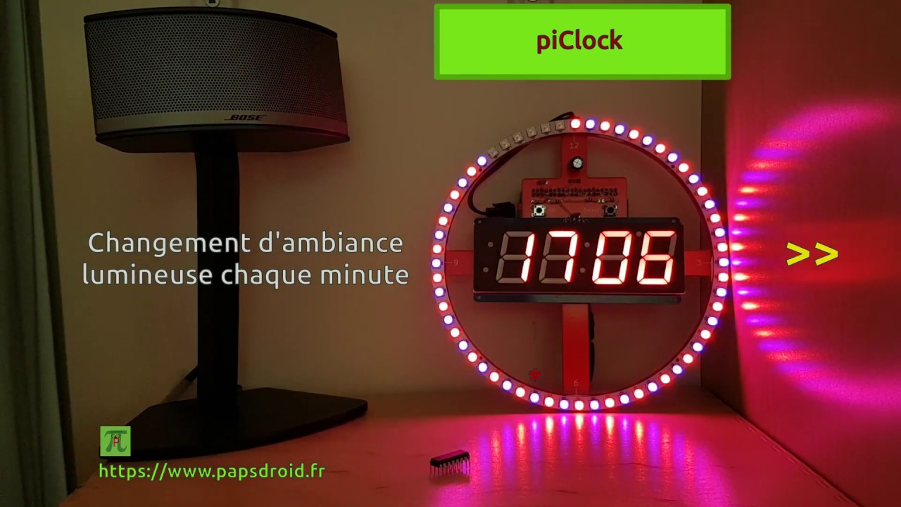 piClock - YouTube