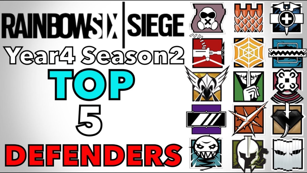 BEST Defending Operators | Year 4 | Tom Clancy's Rainbow Six Siege ...