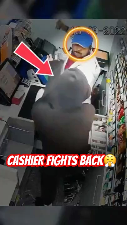 The Dumb Robber Picked the WRONG Cashier - YouTube