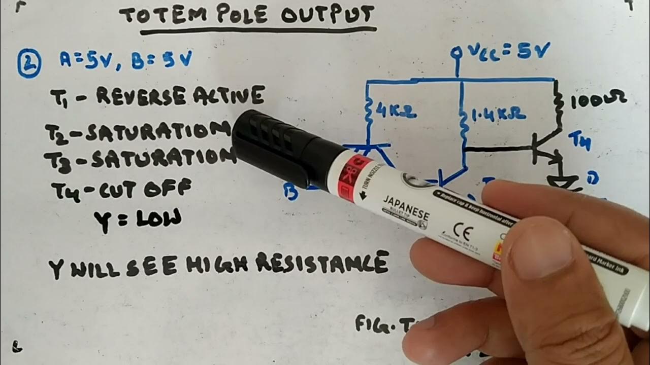 Totem Pole Output - Digital Circuits and Logic Design - YouTube