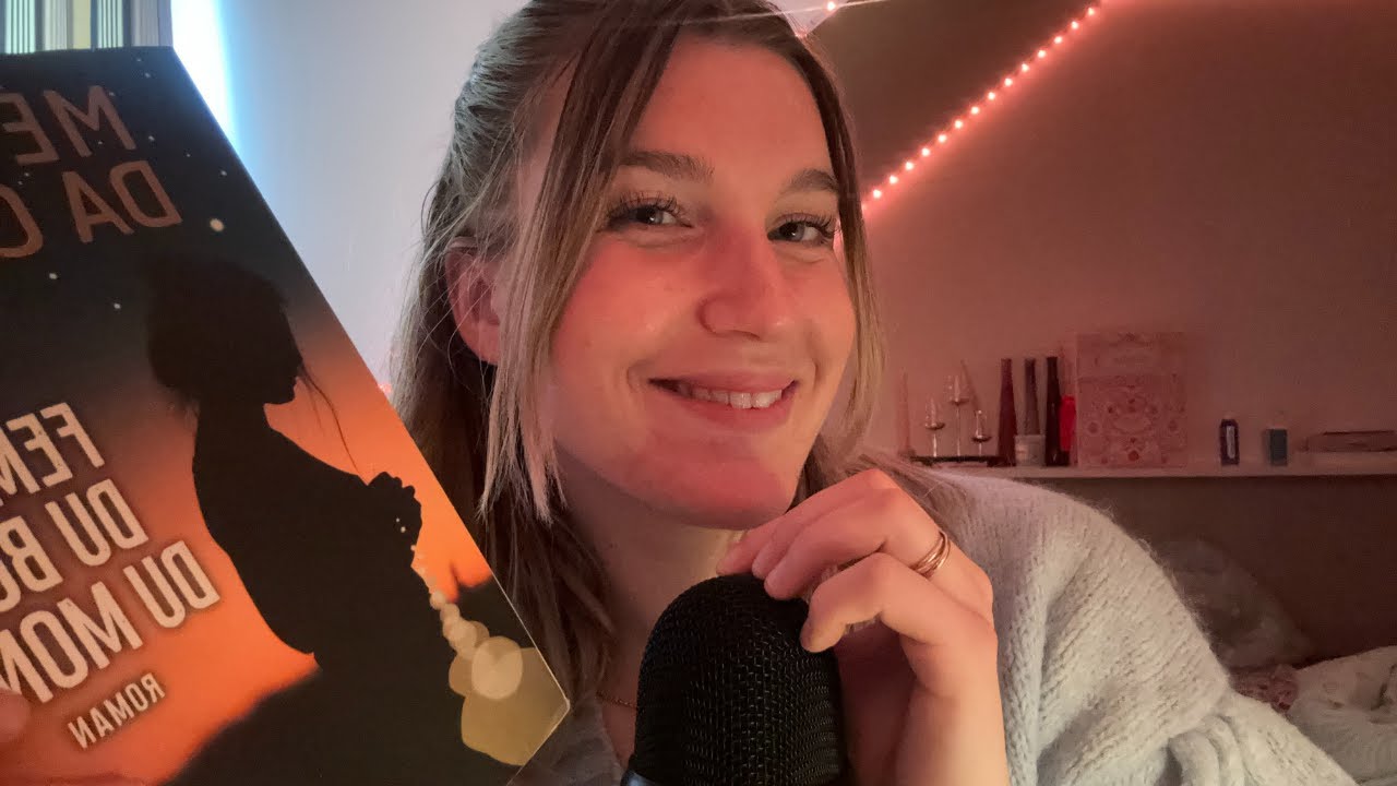 ASMR - LECTURE CHUCHOTEE ET BRUITS DE BOUCHE INTENSE - YouTube