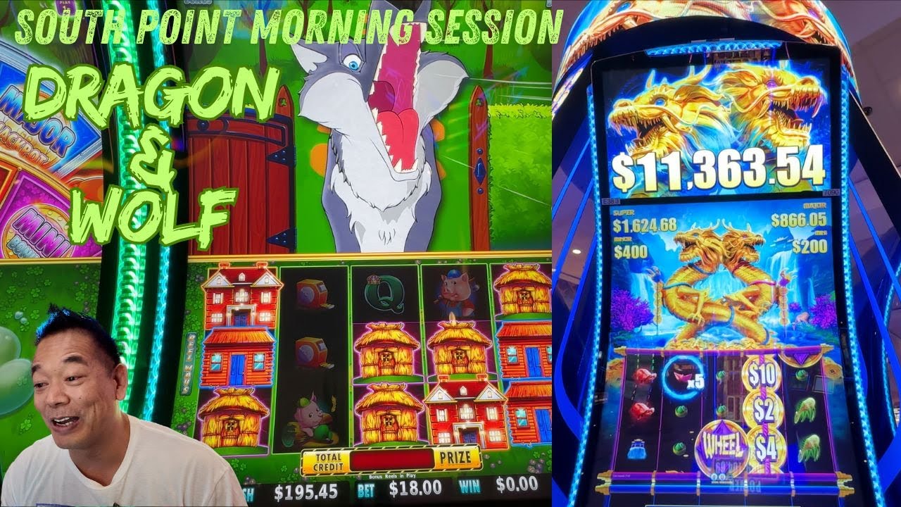 "Golden Morning at South Point: Double Dragon & Huff N Puff Major Chase ...