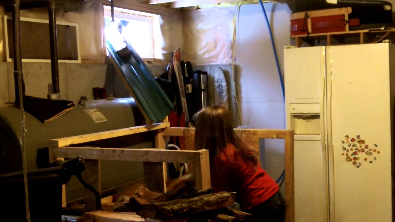 Firewood Chute - YouTube