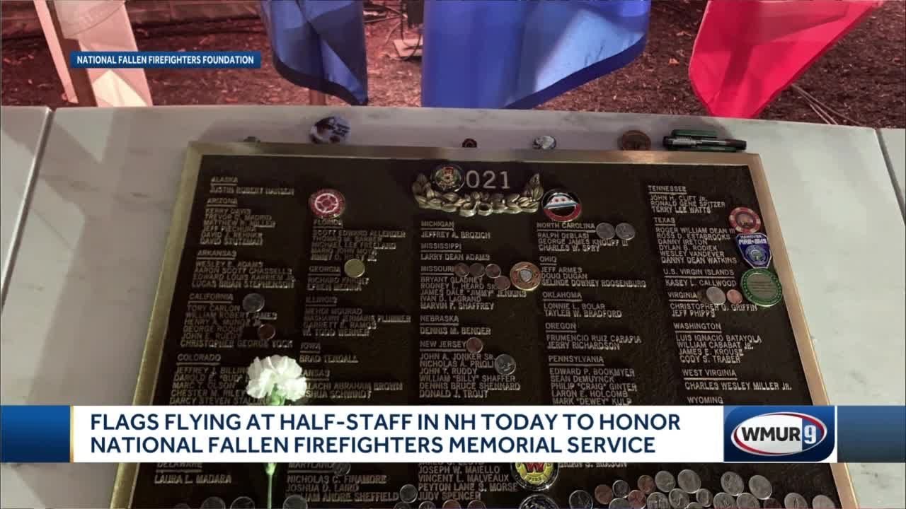 Flags fly half-staff to honor National Fallen Firefighters Memorial ...