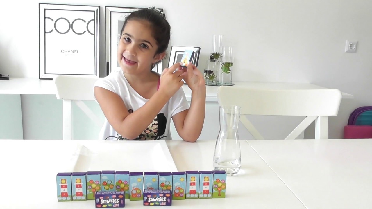 Kids Science Experiment With Smarties Rainbow Colorful Magic Experiment ...